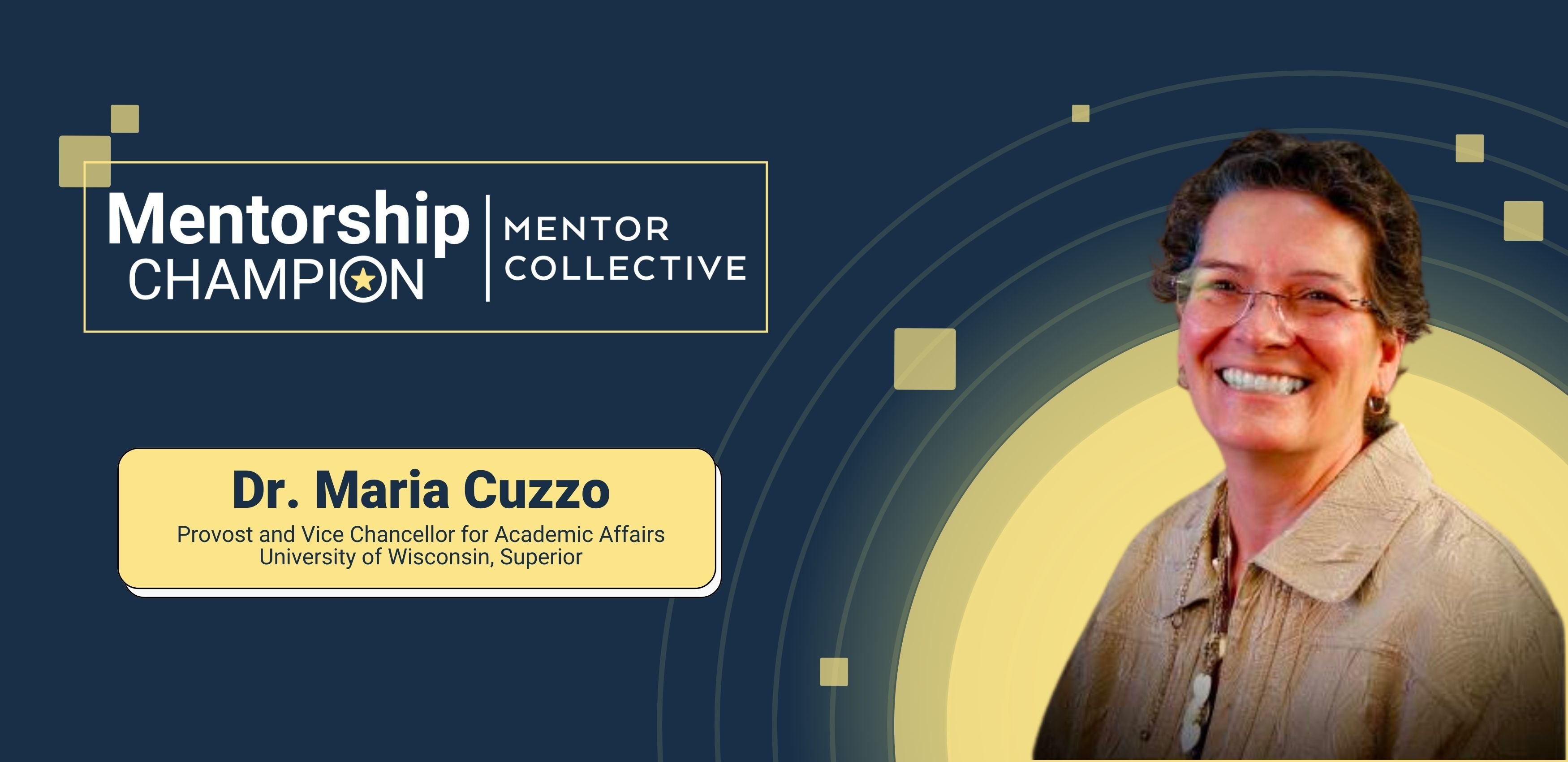 Mentorship Champion Dr. Maria Cuzzo